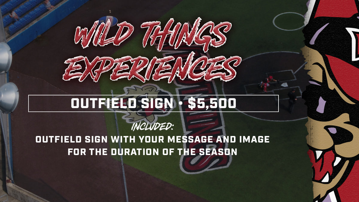 Outfield Sign – Washington Wild Things Merchandise